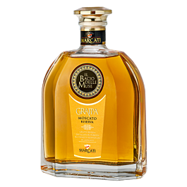 Marcati Grappa Moscato Riserva Il Bacio delle Muse (700ml) - Italia Import