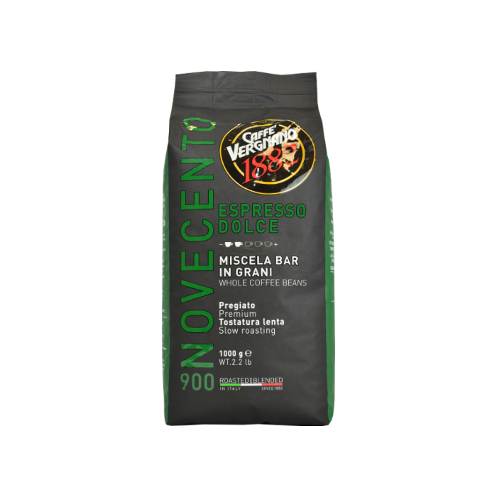 Vergnano Miscela Bar Espresso 900 Arabica (1kg) – ganze Bohnen - Italia ...